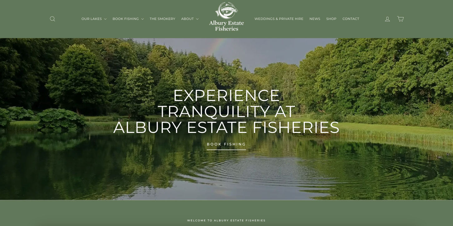 Our new website is live! – Albury Estate Fisheries